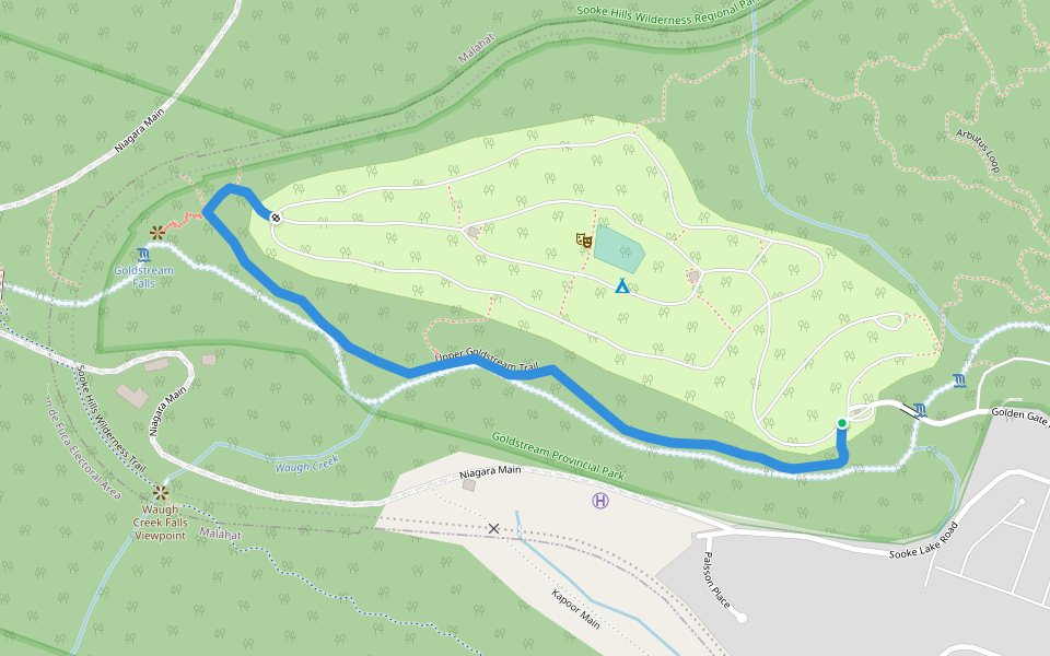 Upper Goldstream Trail Hiking - Malahat, British Columbia | Pacer