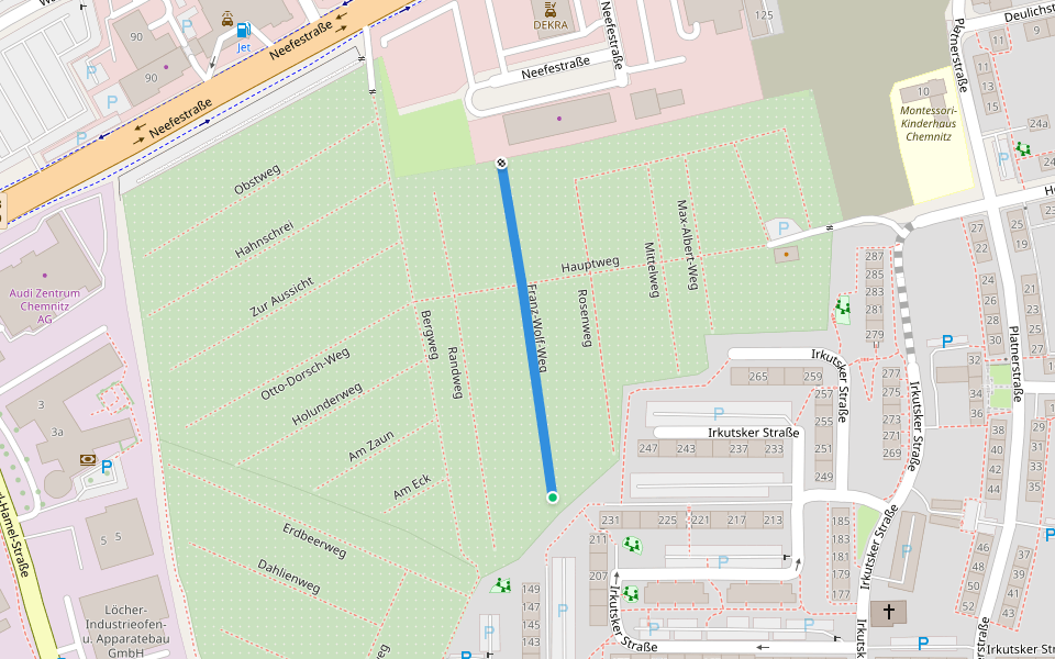 Franz Wolf Way Walking And Running Trail - Chemnitz, Sachsen | Pacer