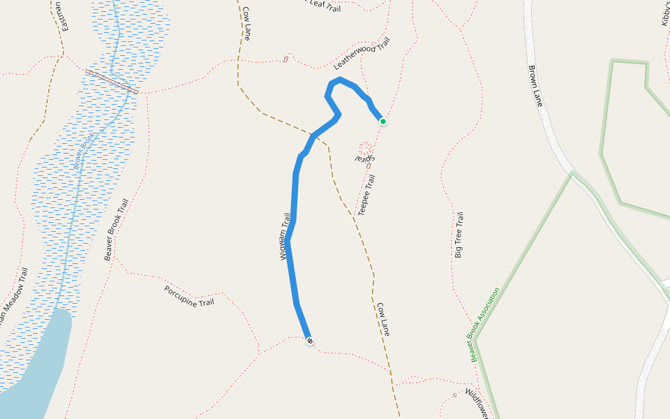 Wigwam Trail in New Hampshire | Walking Map