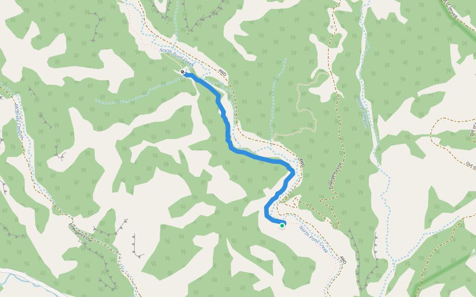 Anasazi - T-Rex Track Trail in New Mexico | Walking Map