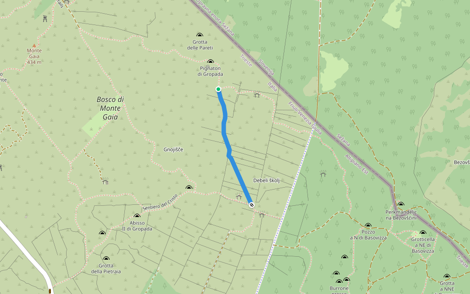 Piganton di Gropada | Walking Map