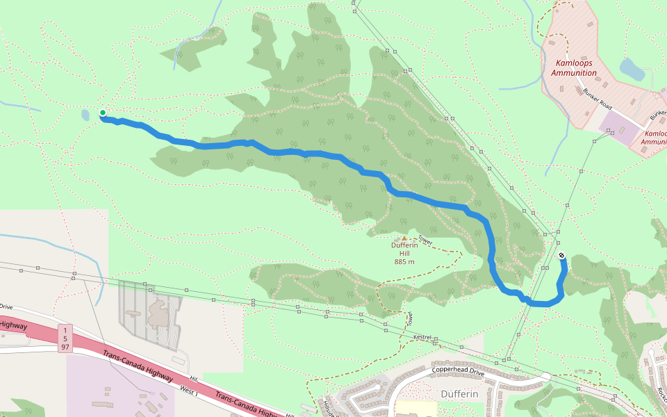 Upper Doug Daws Hiking Trail - Kamloops, British Columbia | Pacer