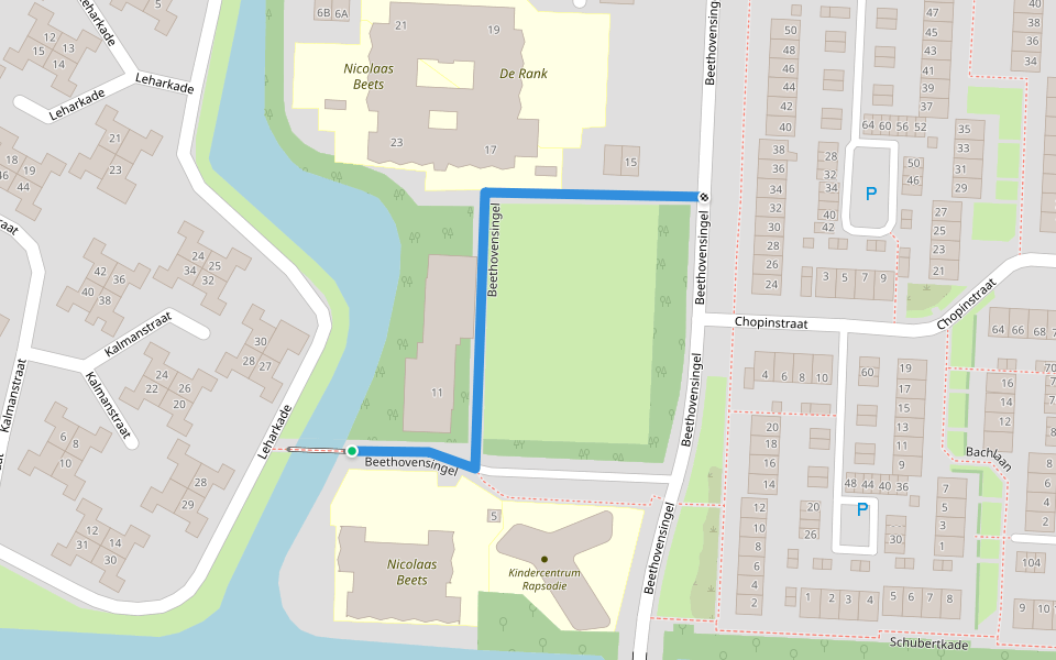 Beethovensingel Walking And Running Trail - Alkmaar, Noord-Holland | Pacer