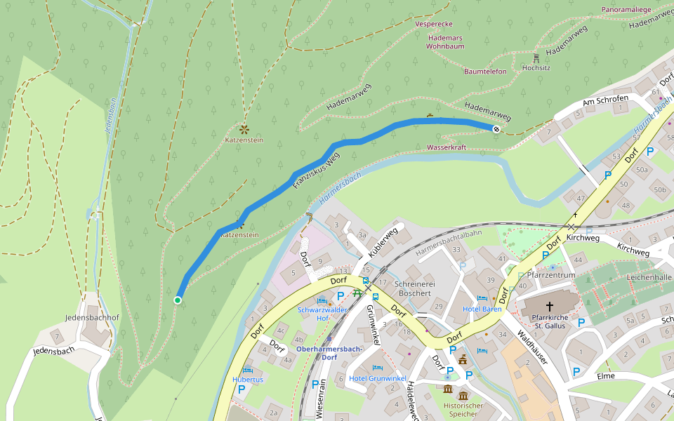 Francis Way Walking And Running Trail - Oberharmersbach, Baden ...