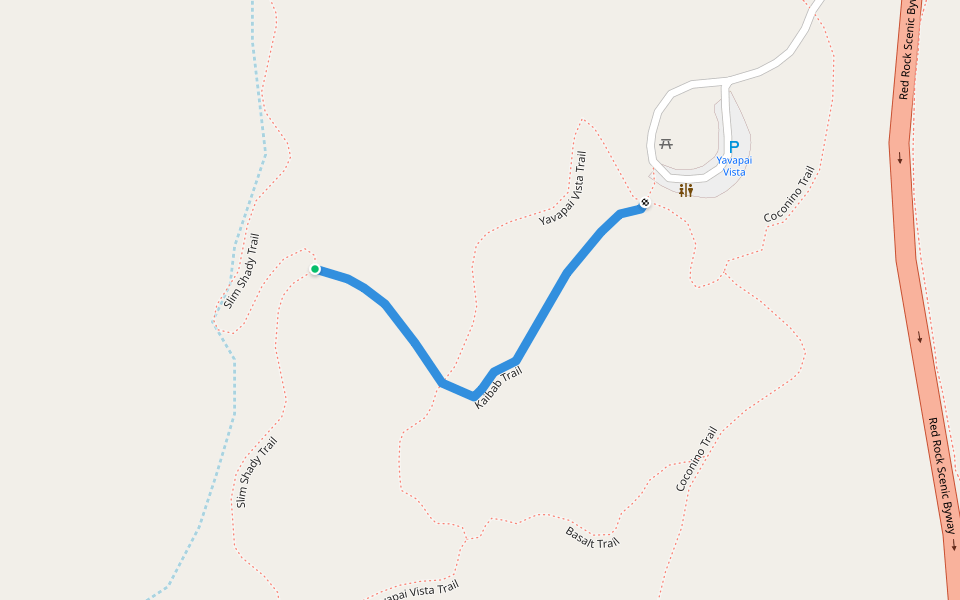 Kaibab Trail in Arizona | Walking Map