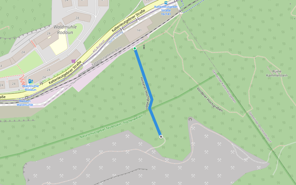 Rear high ditch Walking And Running Trail - Perchtoldsdorf, Niederösterreich | Pacer