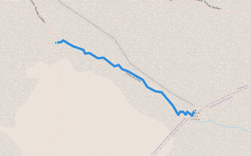 Cima di Cece | Walking Map