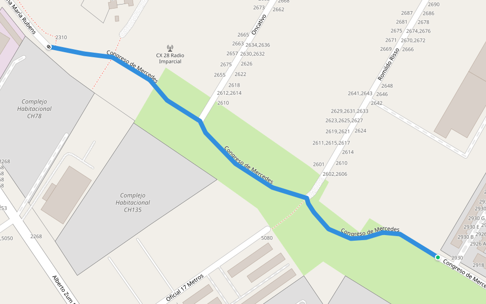 Mercedes Congress Walking And Running Trail - Montevideo, Departamento ...
