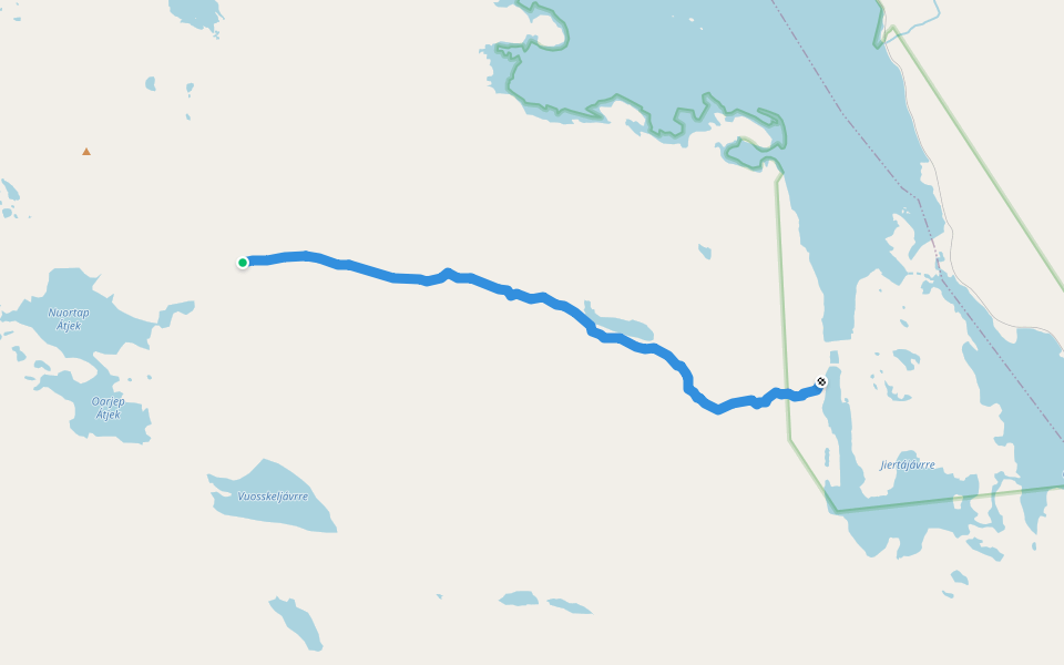 Easy route, Unmarked | Walking Map