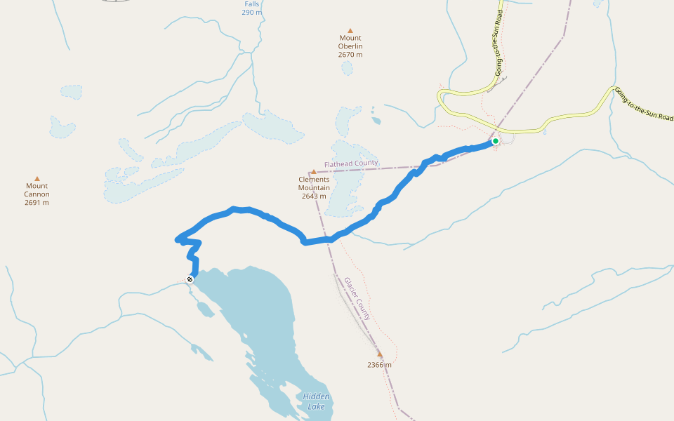 Hidden Lake Trail Hiking - Browning, Montana | Pacer