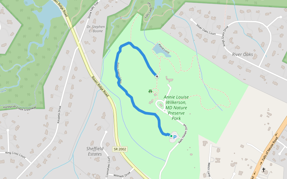 Epps Forest Loop in North Carolina | Walking Map