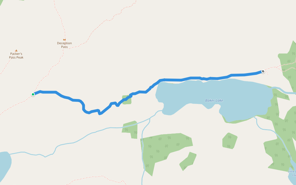 Baker Lake Trail Walking and Running - Alberta | Pacer