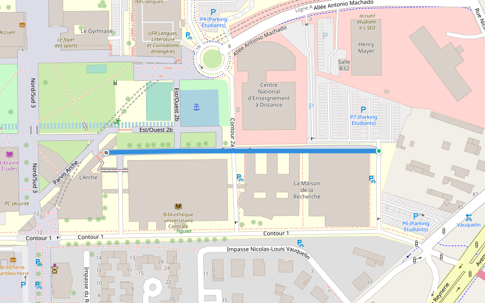 East/West 2a Walking And Running Trail - Toulouse, Occitanie | Pacer