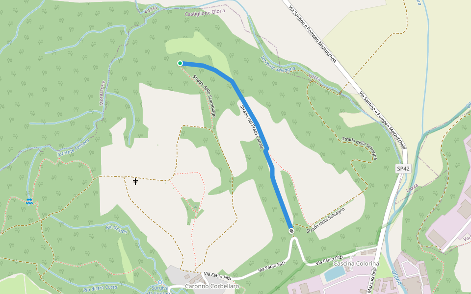 Strada del Prato Canale Walking And Running Trail - Lombardy | Pacer