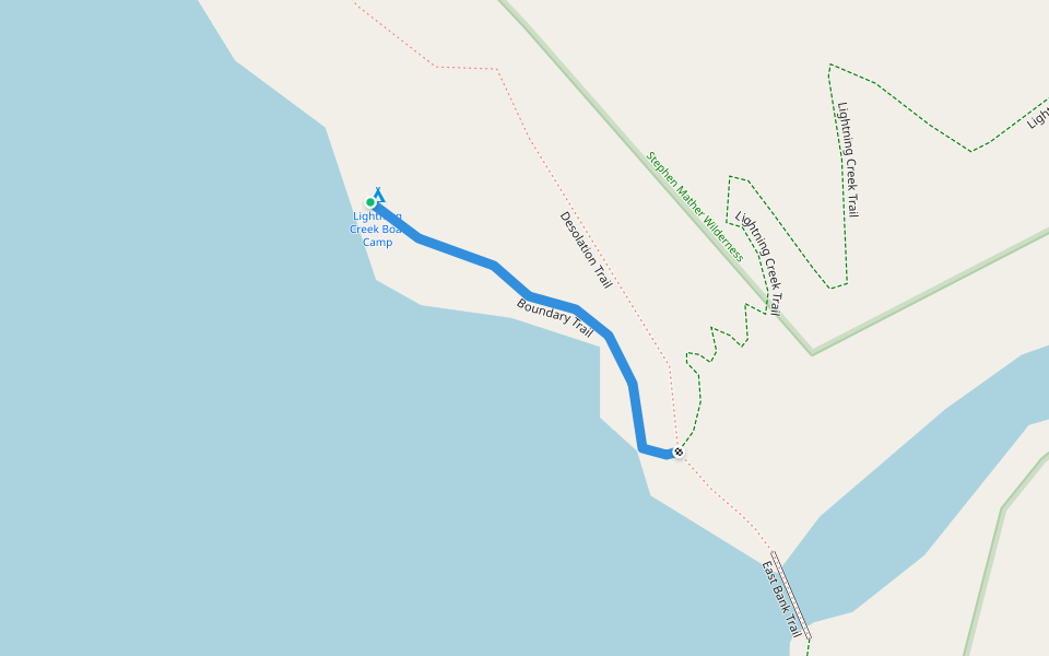 Boundary Trail in Washington | Walking Map