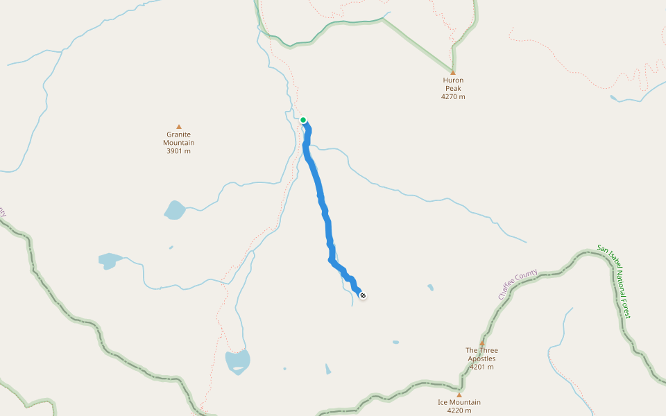 Three Apostles Trail 1445 in Colorado | Walking Map