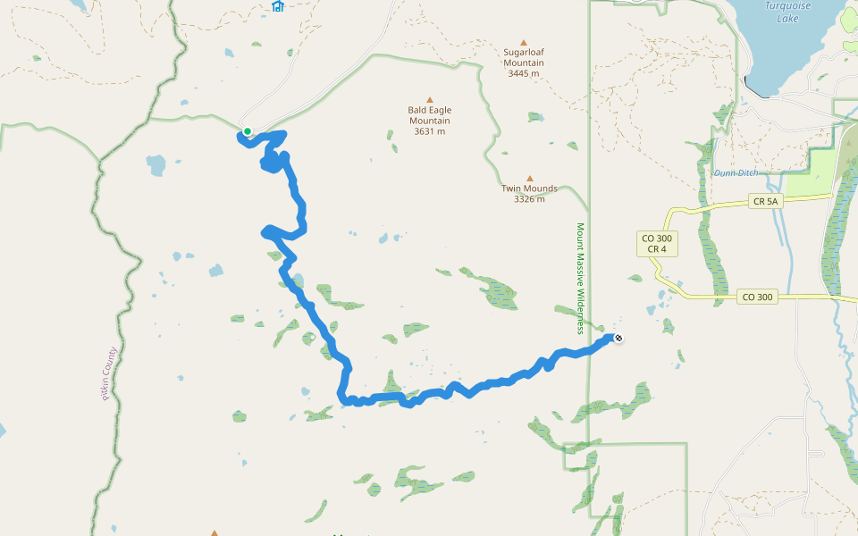 Highline/Native Lake Trail Hiking - Leadville, Colorado | Pacer