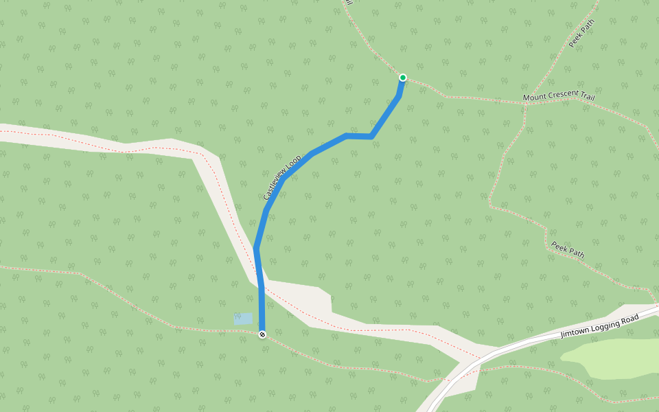 Castleview Loop in New Hampshire | Walking Map