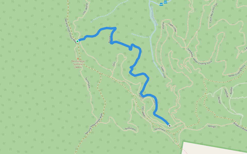 Raptor in Queensland | Walking Map