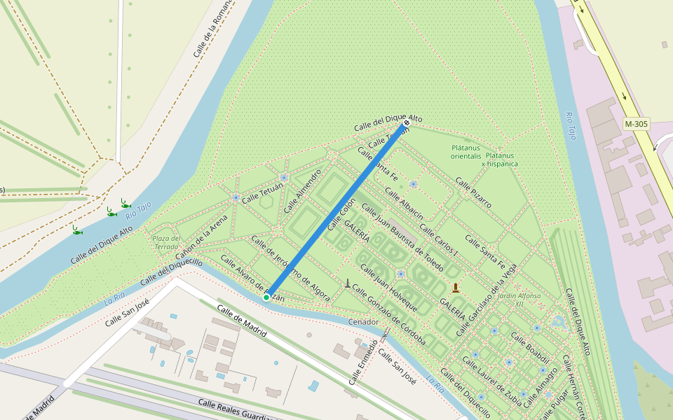 Colon Street in Comunidad de Madrid | Walking Map