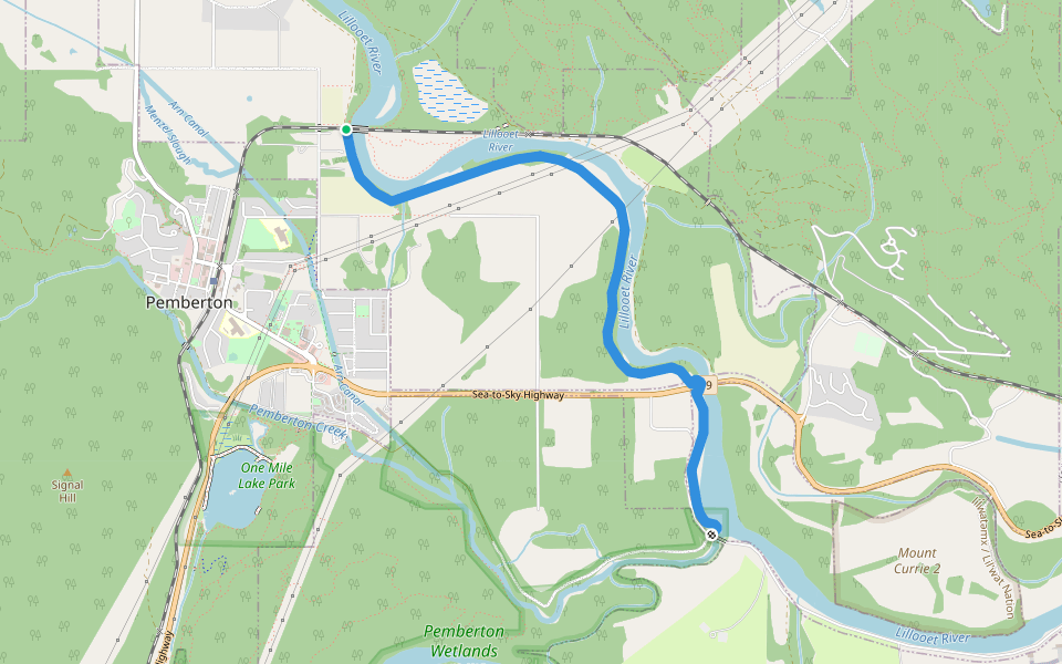 Pemberton Dyke Lillooet River BC Rail - Hwy99 in British Columbia ...