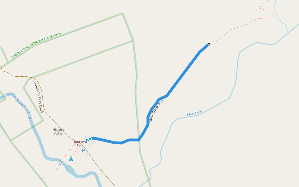 Silver Creek Trail in Colorado | Walking Map