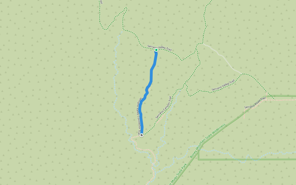 Serrano Valley Connector Trail in California | Walking Map