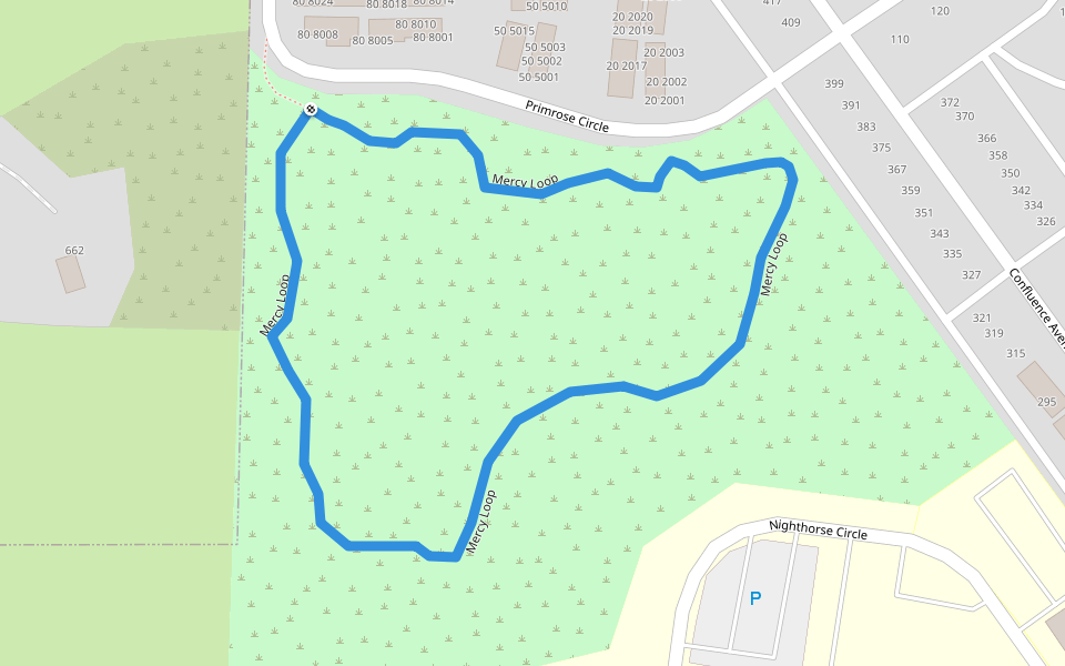 Mercy Loop in Colorado | Walking Map