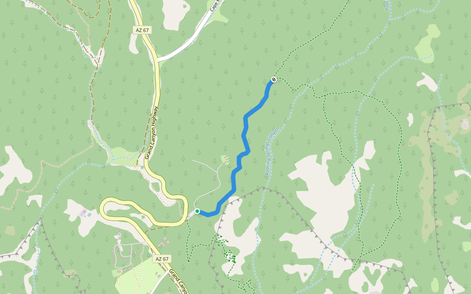 Ken Patrick Trail Hiking - North Rim, Arizona | Pacer