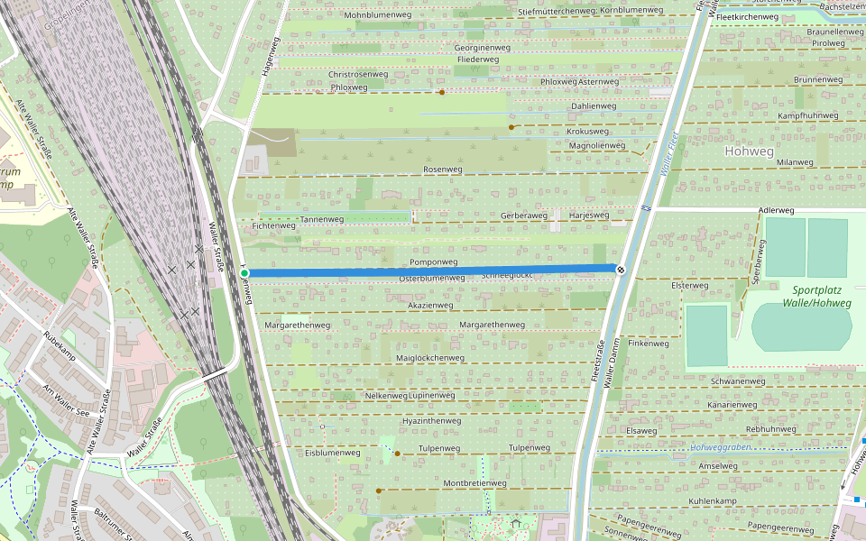 Osterblumenweg Walking And Running Trail - Bremen | Pacer