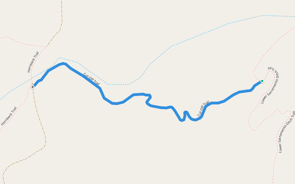 Cut-Off Trail in California | Walking Map