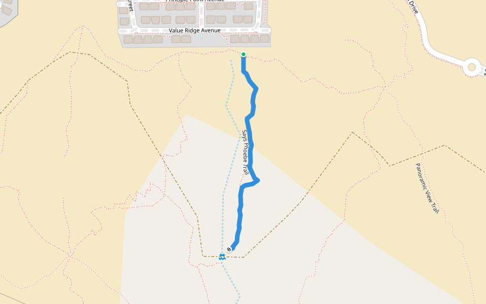 Says Phoebe Trail in Nevada | Walking Map