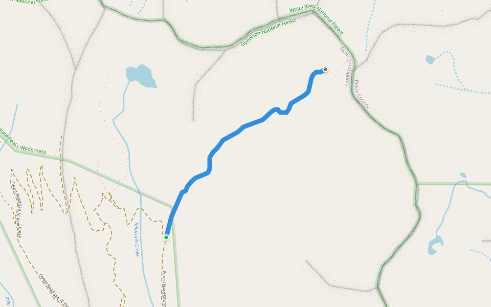 584.1B in Colorado | Walking Map