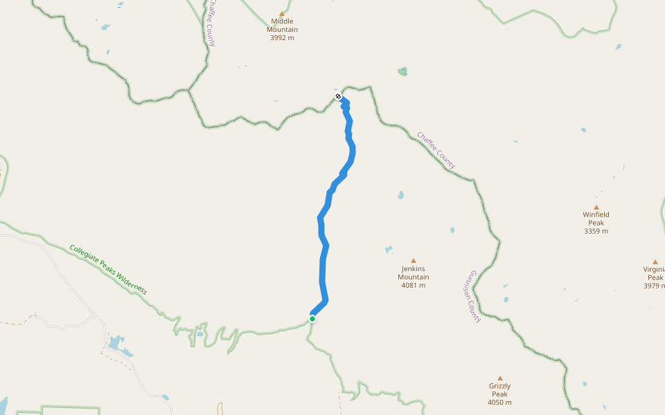 Red Mtn. Creek Hiking Trail - Almont, Colorado | Pacer