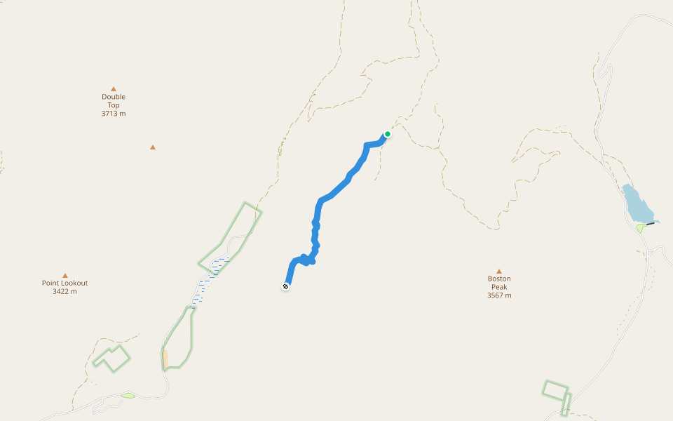 Reno Ridge Trail 607 in Colorado | Walking Map