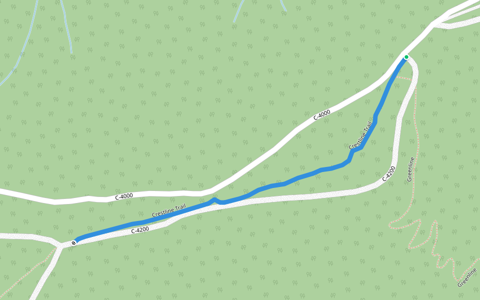 Crestline Trail in Washington | Walking Map