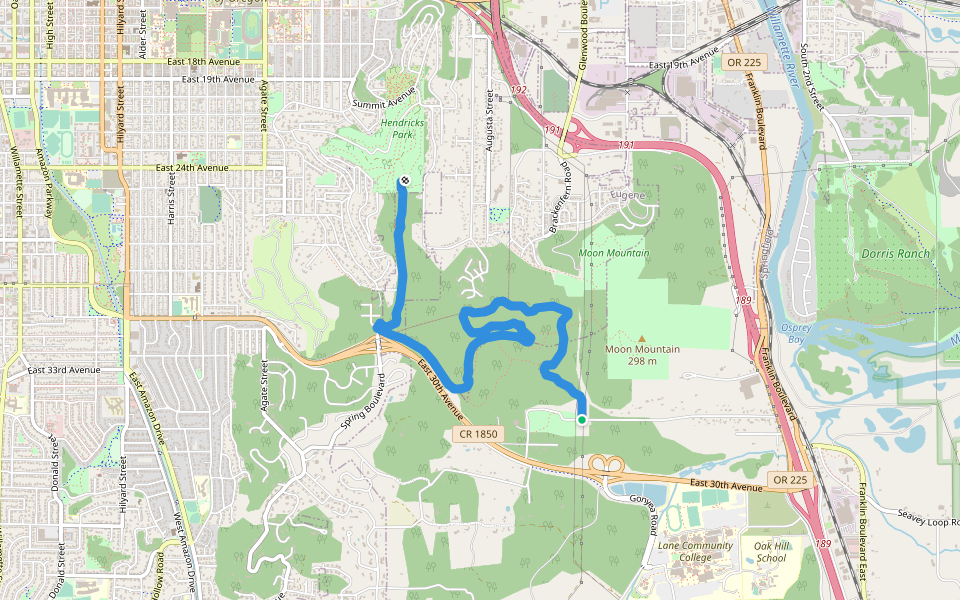Ribbon Trail Hiking - Eugene, Oregon | Pacer