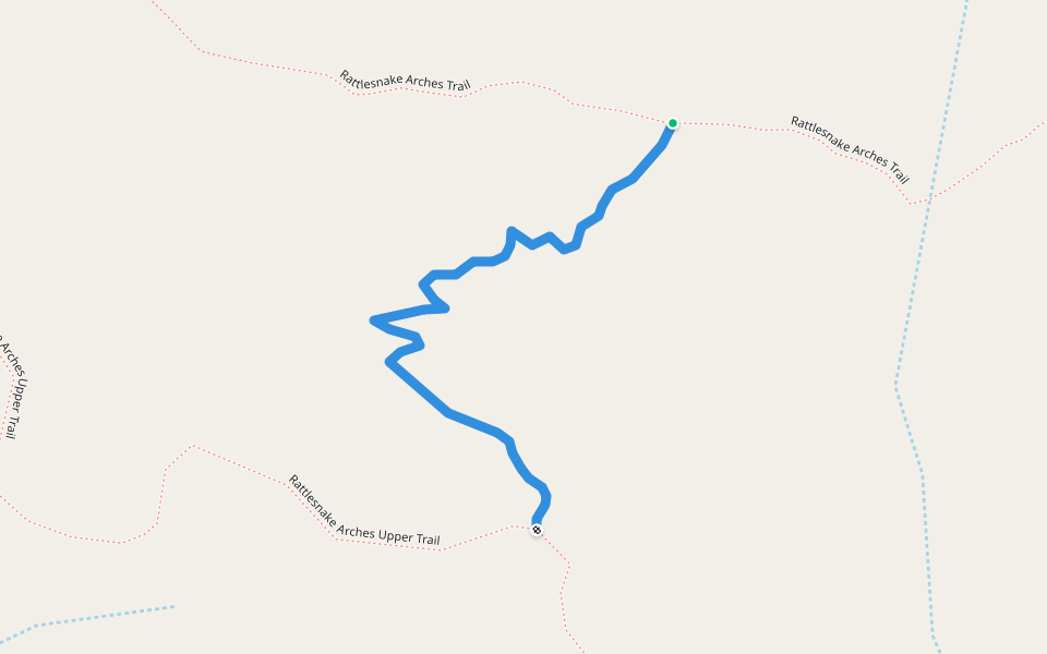 Rattlesnake Arches Connector in Colorado | Walking Map