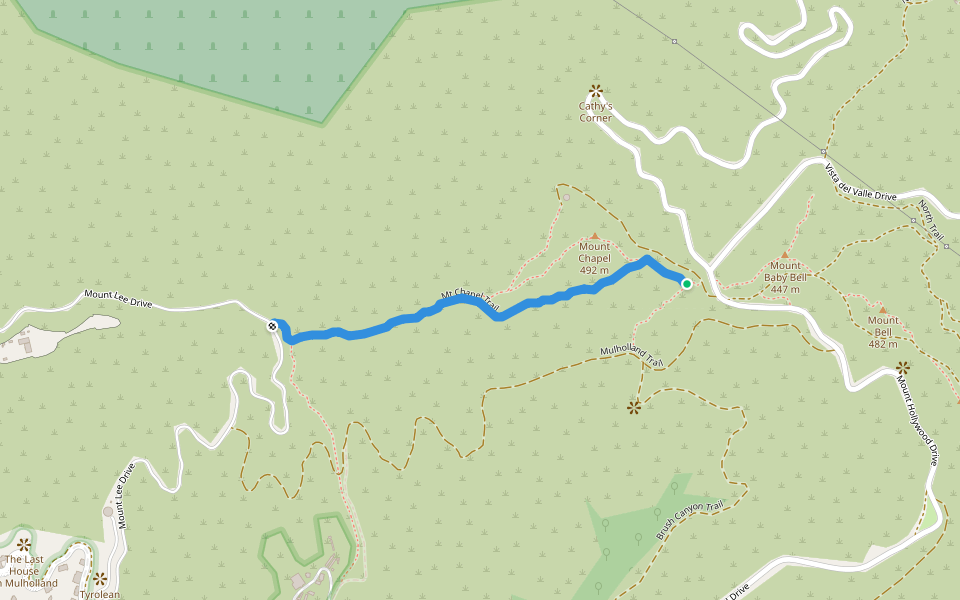 Mt Chapel Trail in California | Walking Map
