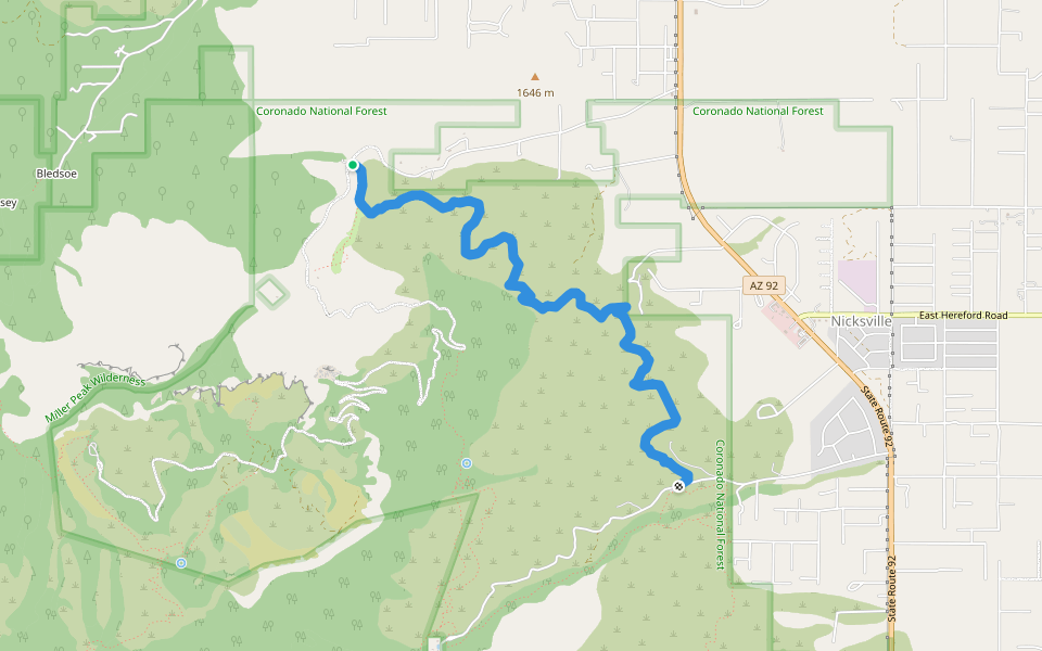 Perimeter Trail Hiking - Hereford, Arizona | Pacer