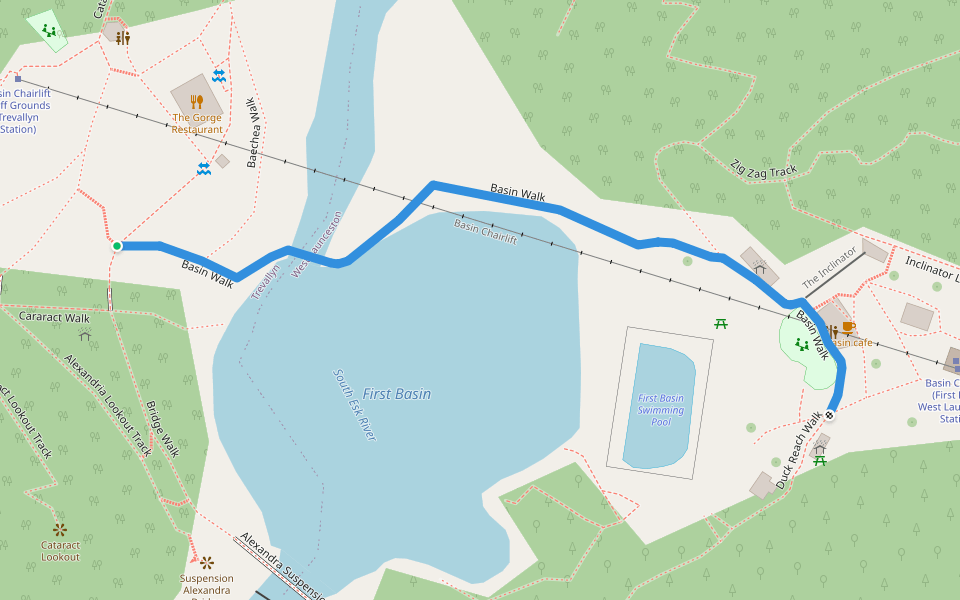 Basin Walk in Tasmania | Walking Map