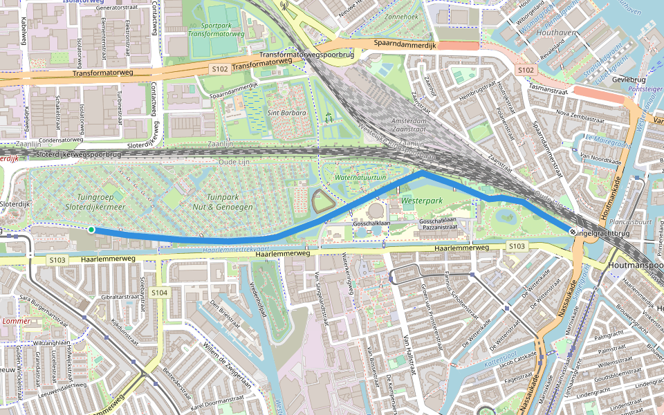 Board pad Walking And Running Trail - Amsterdam, Noord-Holland | Pacer