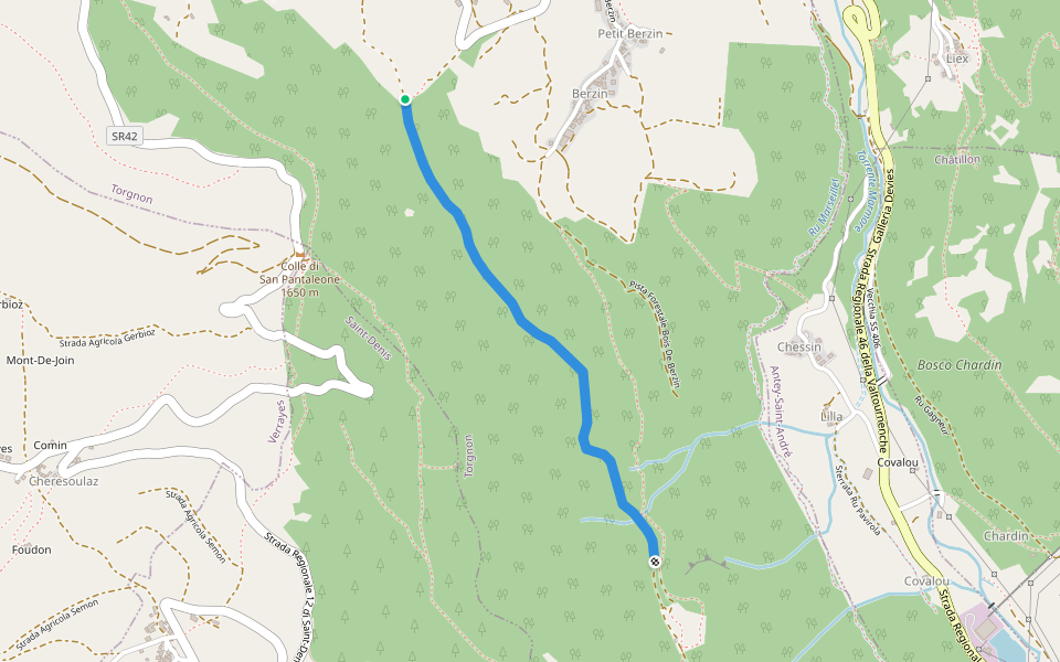 Chesod Praz-de-Tard trail Hiking - Berzin, Valle d'Aosta | Pacer