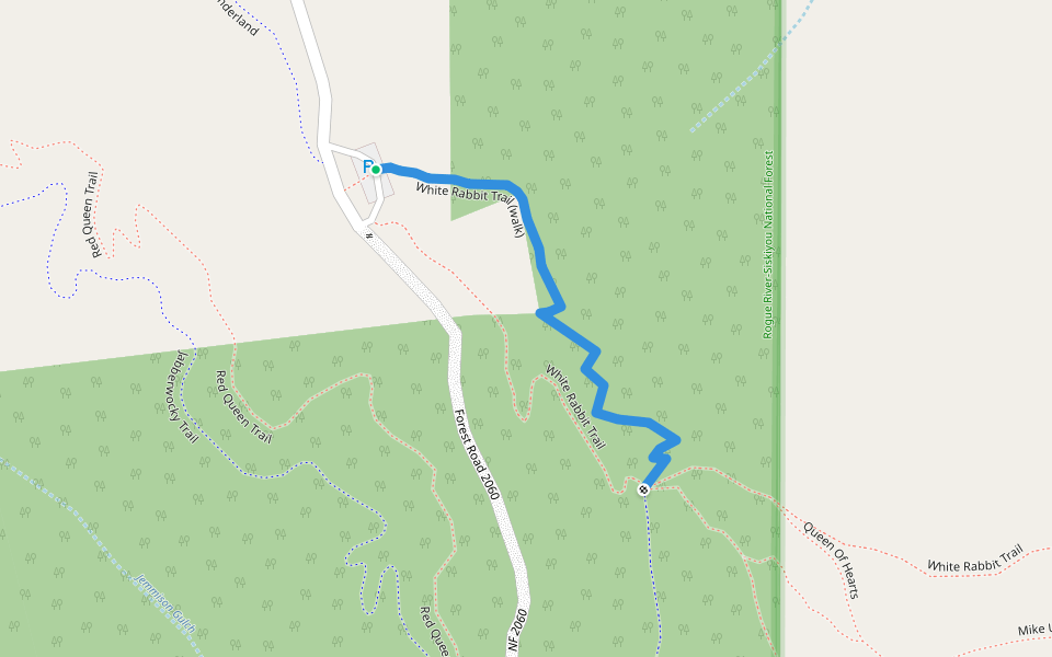 White Rabbit Trail (walk) in Oregon | Walking Map