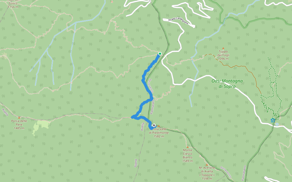 4 routes-Monte Ciesco Bianco Hiking Trail - Campania | Pacer