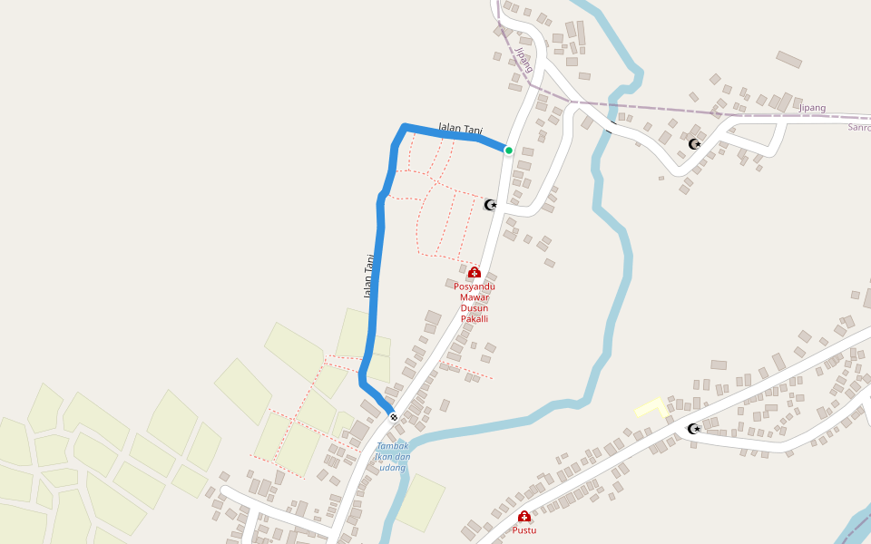 Jalan Tani | Walking Map