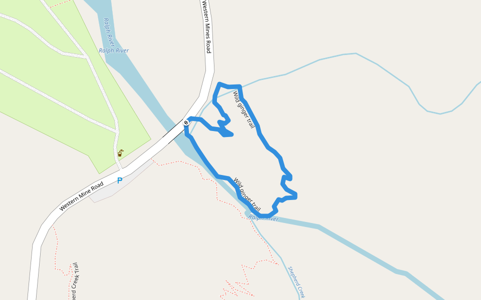 Wild ginger trail in British Columbia | Walking Map