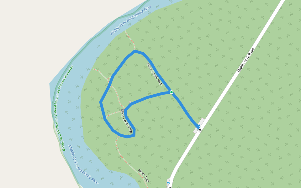 Mine Creek loop in Washington | Walking Map