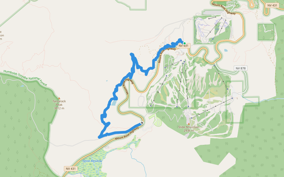 Tamarack Lake Trail Hiking - Reno, Nevada | Pacer