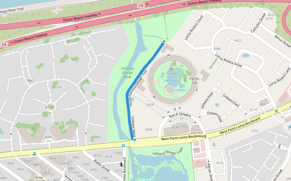 North Famosa Slough Trail Walking and Running - San Diego, California ...